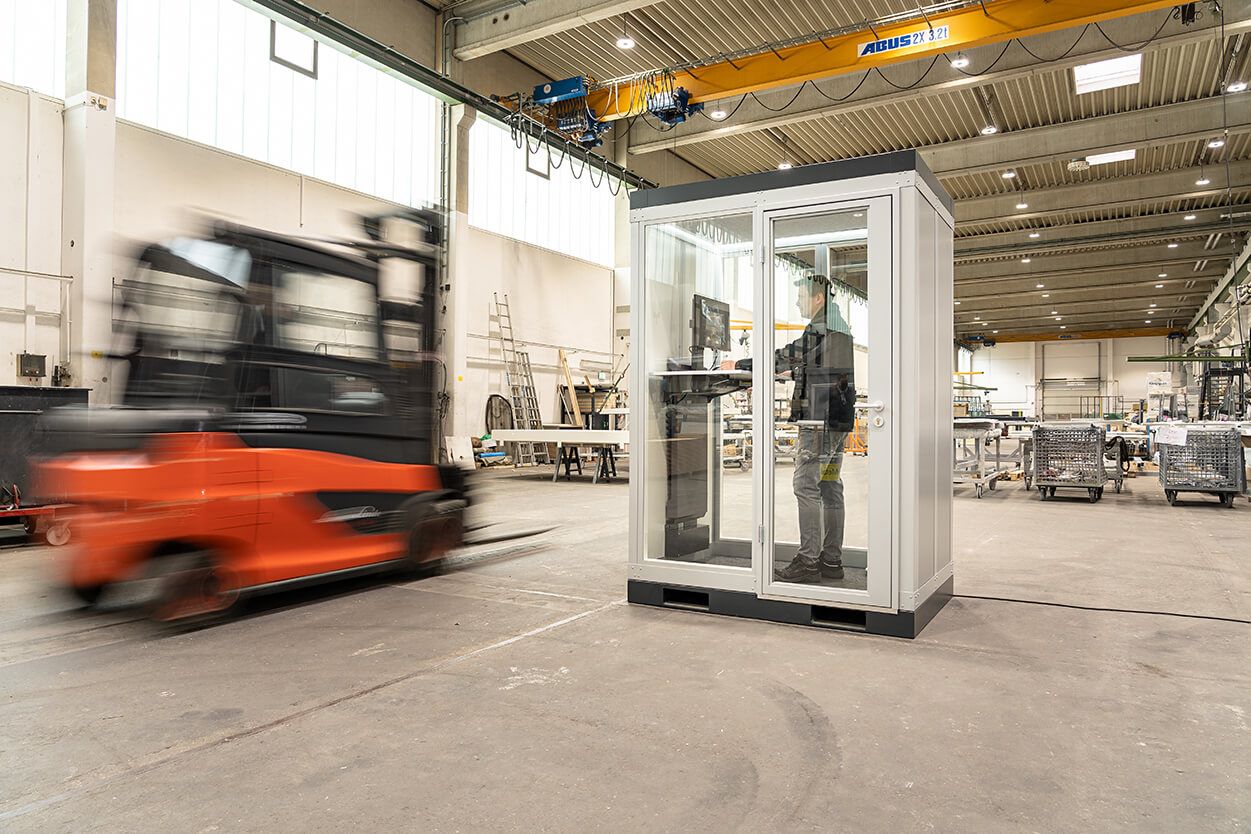 Meetingbox CoWoCube | Halleneinbauten | KLEUSBERG